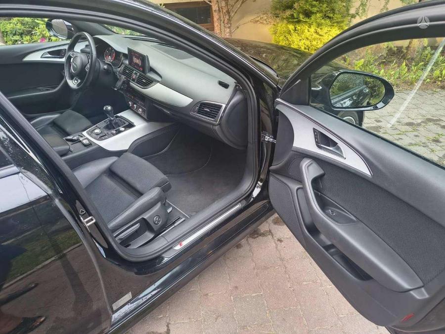 Black Audi A6 2013 in Kaunas, with an engine capacity of 2.97 L and mileage of 300 thousand km for 8400 €, photo 14 on AUTOMOTO.COM.LV