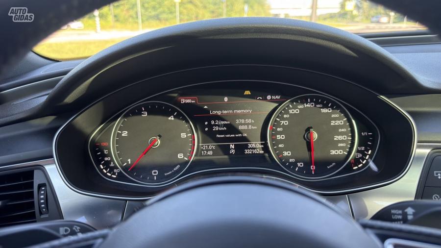 Black Audi A6 2013 in Kaunas, with an engine capacity of 3.00 L and mileage of 332 thousand km for 12000 €, photo 27 on AUTOMOTO.COM.LV