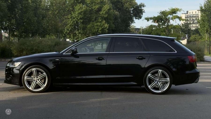 Black Audi A6 2013 in Vilnius, with an engine capacity of 2.97 L and mileage of 231 thousand km for 14500 €, photo 6 on AUTOMOTO.COM.LV