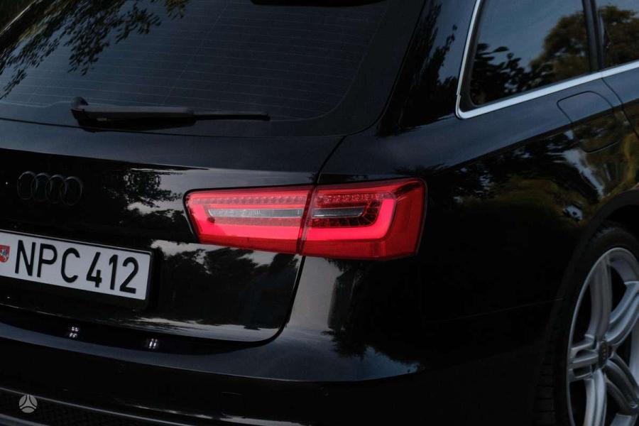 Black Audi A6 2013 in Vilnius, with an engine capacity of 2.97 L and mileage of 231 thousand km for 14500 €, photo 14 on AUTOMOTO.COM.LV
