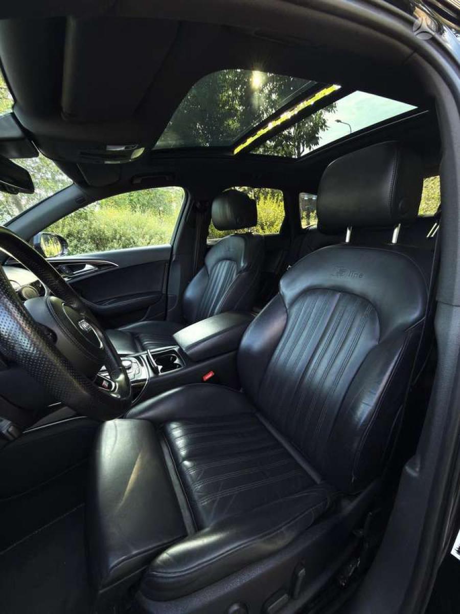 Black Audi A6 2013 in Vilnius, with an engine capacity of 2.97 L and mileage of 231 thousand km for 14500 €, photo 23 on AUTOMOTO.COM.LV