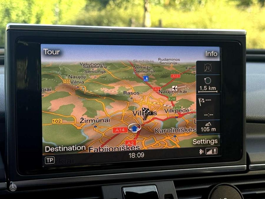 Black Audi A6 2013 in Vilnius, with an engine capacity of 2.97 L and mileage of 231 thousand km for 14500 €, photo 47 on AUTOMOTO.COM.LV