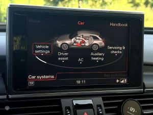 Black Audi A6 2013 in Vilnius, with an engine capacity of 2.97 L and mileage of 231 thousand km for 14500 €, photo 52 on AUTOMOTO.COM.LV