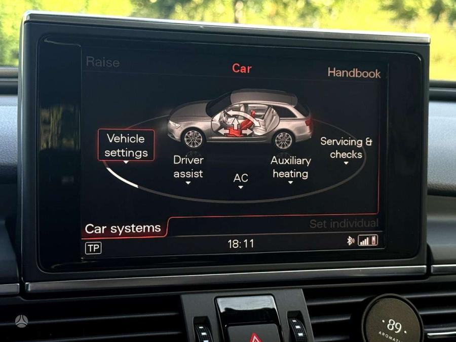 Black Audi A6 2013 in Vilnius, with an engine capacity of 2.97 L and mileage of 231 thousand km for 14500 €, photo 52 on AUTOMOTO.COM.LV