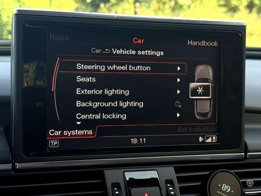 Black Audi A6 2013 in Vilnius, with an engine capacity of 2.97 L and mileage of 231 thousand km for 14500 €, photo 53 on AUTOMOTO.COM.LV