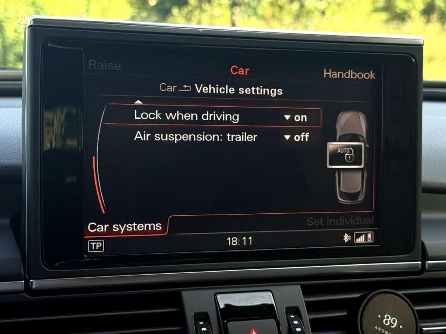Black Audi A6 2013 in Vilnius, with an engine capacity of 2.97 L and mileage of 231 thousand km for 14500 €, photo 54 on AUTOMOTO.COM.LV
