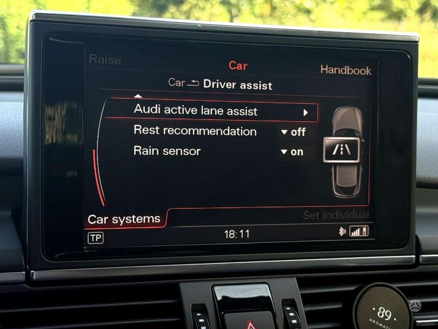 Black Audi A6 2013 in Vilnius, with an engine capacity of 2.97 L and mileage of 231 thousand km for 14500 €, photo 56 on AUTOMOTO.COM.LV
