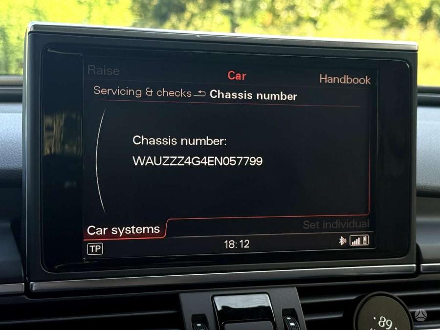 Black Audi A6 2013 in Vilnius, with an engine capacity of 2.97 L and mileage of 231 thousand km for 14500 €, photo 58 on AUTOMOTO.COM.LV