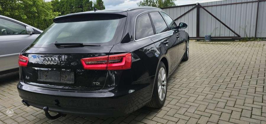 Melns Audi A6 2013 Ukmergė, ar dzinēja tilpumu 2.00 L un nobraukumu 262 tūkst. km par 8700 €, foto 6 vietnē AUTOMOTO.COM.LV