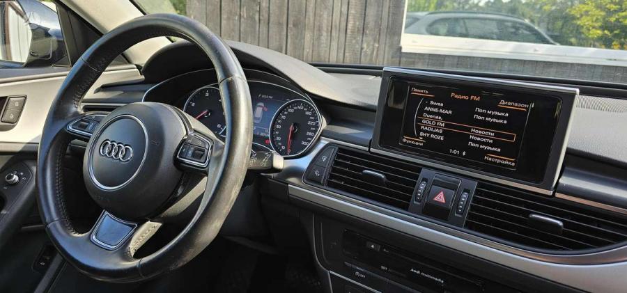 Melns Audi A6 2013 Ukmergė, ar dzinēja tilpumu 2.00 L un nobraukumu 262 tūkst. km par 8700 €, foto 13 vietnē AUTOMOTO.COM.LV