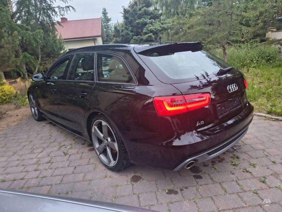 Black Audi A6 2013 in Kaunas, with an engine capacity of 2.97 L and mileage of 345 thousand km for 8200 €, photo 6 on AUTOMOTO.COM.LV