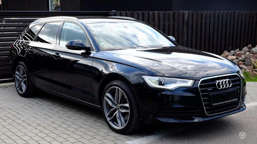Black Audi A6 2013 in Marijampole, with an engine capacity of 2.97 L and mileage of 280 thousand km for 9900 €, photo 5 on AUTOMOTO.COM.LV