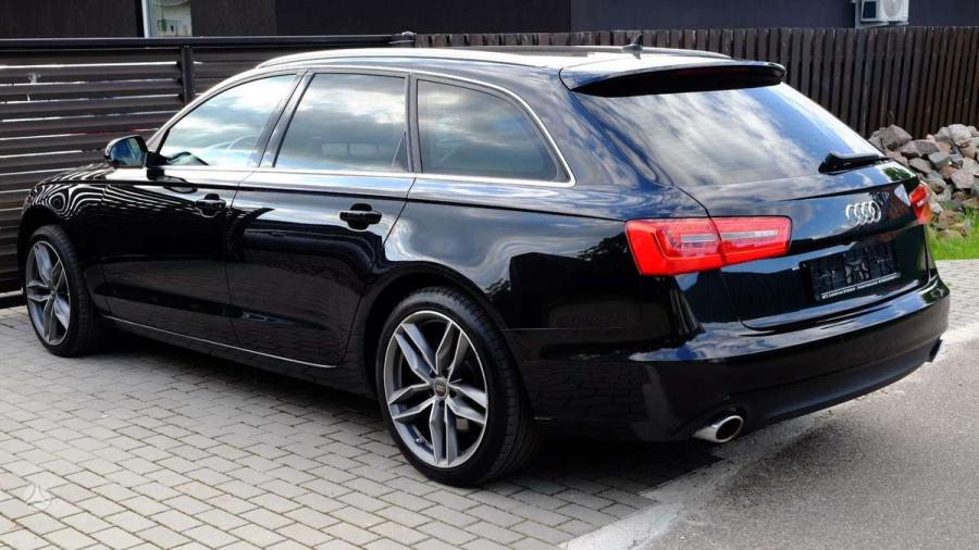 Black Audi A6 2013 in Marijampole, with an engine capacity of 2.97 L and mileage of 280 thousand km for 9900 €, photo 10 on AUTOMOTO.COM.LV