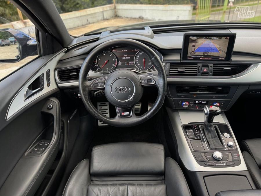 Melns Audi A6 2013 Viļņa, ar dzinēja tilpumu 3.00 L un nobraukumu 222 tūkst. km par 12900 €, foto 4 vietnē AUTOMOTO.COM.LV