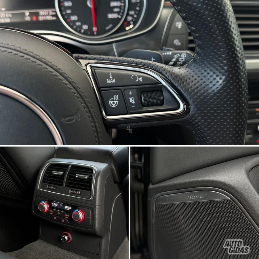Melns Audi A6 2013 Viļņa, ar dzinēja tilpumu 3.00 L un nobraukumu 222 tūkst. km par 12900 €, foto 26 vietnē AUTOMOTO.COM.LV
