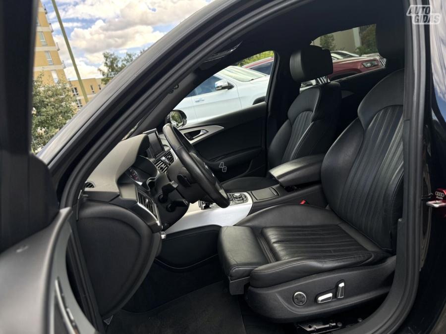 Melns Audi A6 2013 Viļņa, ar dzinēja tilpumu 3.00 L un nobraukumu 222 tūkst. km par 12900 €, foto 27 vietnē AUTOMOTO.COM.LV