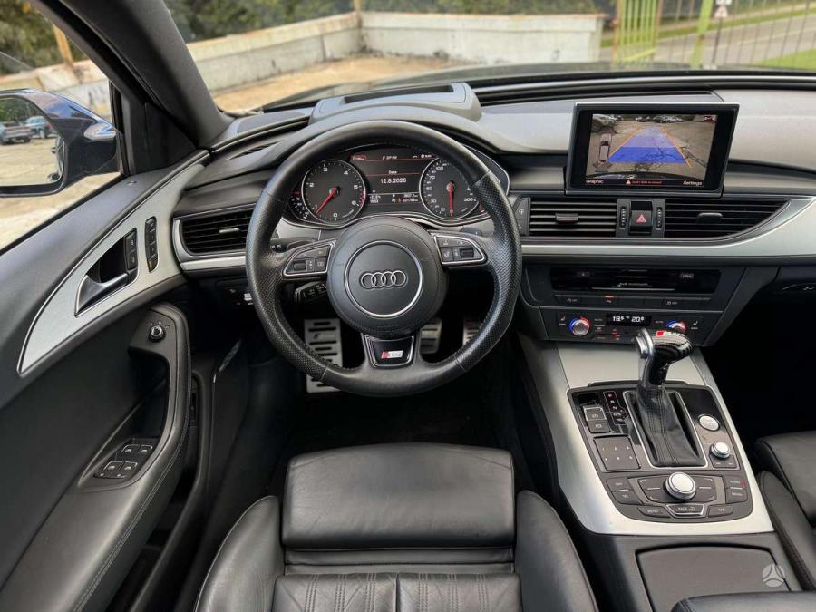 Melns Audi A6 2013 Viļņa, ar dzinēja tilpumu 2.97 L un nobraukumu 222 tūkst. km par 12900 €, foto 4 vietnē AUTOMOTO.COM.LV