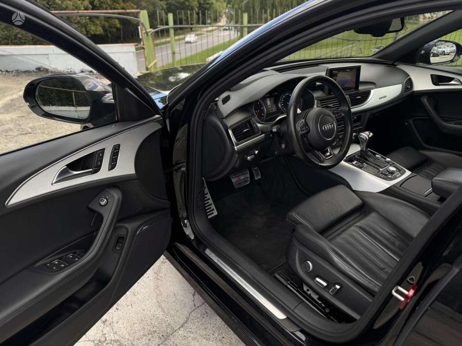 Melns Audi A6 2013 Viļņa, ar dzinēja tilpumu 2.97 L un nobraukumu 222 tūkst. km par 12900 €, foto 6 vietnē AUTOMOTO.COM.LV