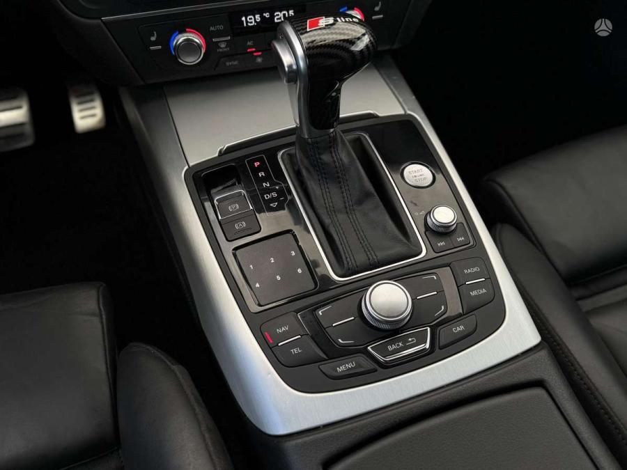 Melns Audi A6 2013 Viļņa, ar dzinēja tilpumu 2.97 L un nobraukumu 222 tūkst. km par 12900 €, foto 9 vietnē AUTOMOTO.COM.LV