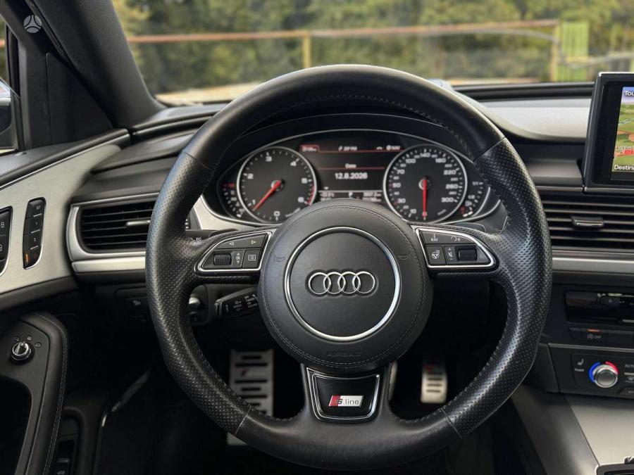 Melns Audi A6 2013 Viļņa, ar dzinēja tilpumu 2.97 L un nobraukumu 222 tūkst. km par 12900 €, foto 25 vietnē AUTOMOTO.COM.LV