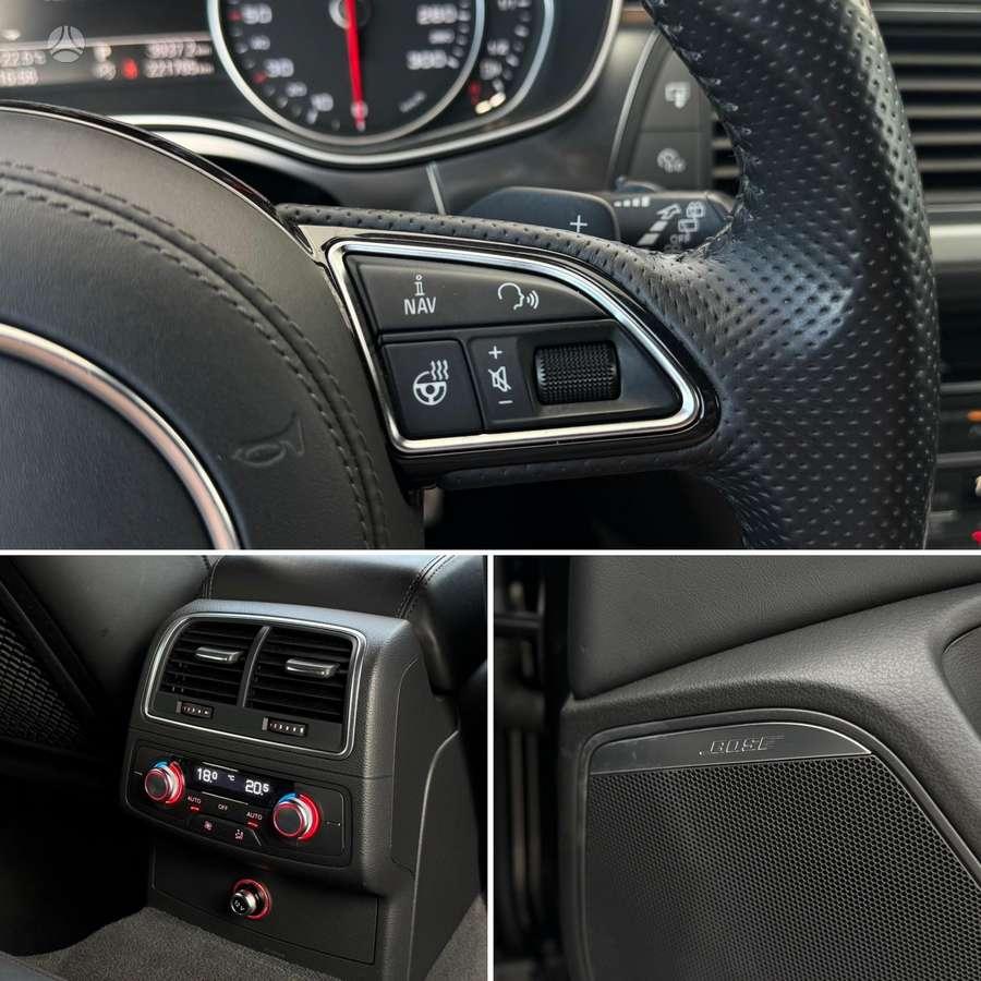 Melns Audi A6 2013 Viļņa, ar dzinēja tilpumu 2.97 L un nobraukumu 222 tūkst. km par 12900 €, foto 26 vietnē AUTOMOTO.COM.LV