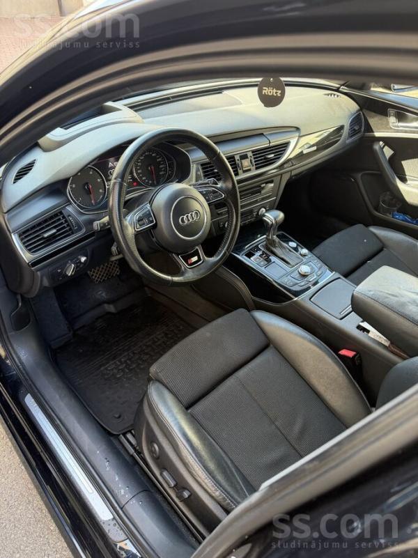 Melns Audi A6 2013 Gulbene, ar dzinēja tilpumu 3.00 L un nobraukumu 310 tūkst. km par 9000 €, foto 4 vietnē AUTOMOTO.COM.LV