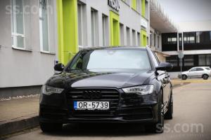 Black Audi A6 2013 in Riga, with an engine capacity of 3.00 L and mileage of 319 thousand km for 12995 €, photo  on AUTOMOTO.COM.LV