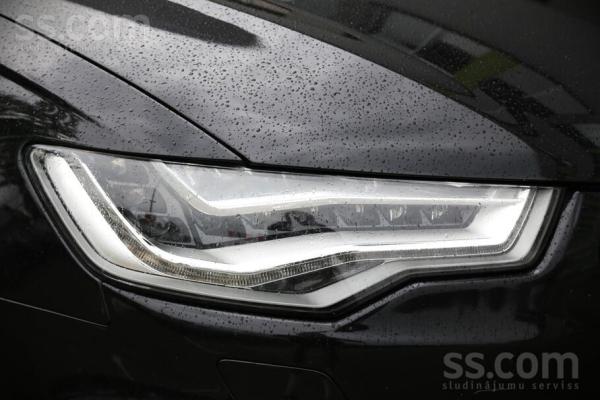 Black Audi A6 2013 in Riga, with an engine capacity of 3.00 L and mileage of 319 thousand km for 12995 €, photo 8 on AUTOMOTO.COM.LV