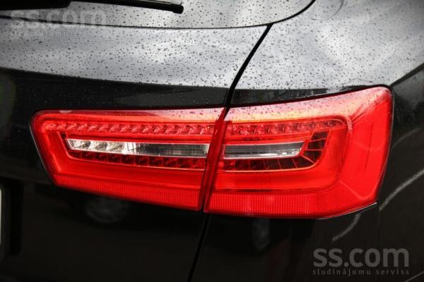 Black Audi A6 2013 in Riga, with an engine capacity of 3.00 L and mileage of 319 thousand km for 12995 €, photo 9 on AUTOMOTO.COM.LV