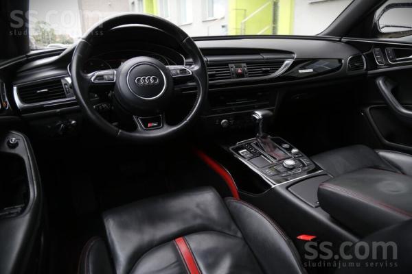 Black Audi A6 2013 in Riga, with an engine capacity of 3.00 L and mileage of 319 thousand km for 12995 €, photo 11 on AUTOMOTO.COM.LV