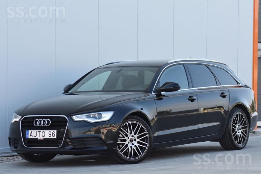 Black Audi A6 2013 in Riga, with an engine capacity of 2.00 L and mileage of 299 thousand km for 8750 €, photo 1 on AUTOMOTO.COM.LV