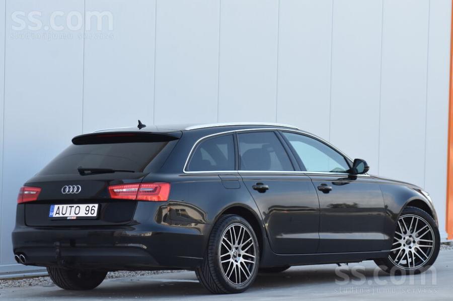 Black Audi A6 2013 in Riga, with an engine capacity of 2.00 L and mileage of 299 thousand km for 8750 €, photo 7 on AUTOMOTO.COM.LV