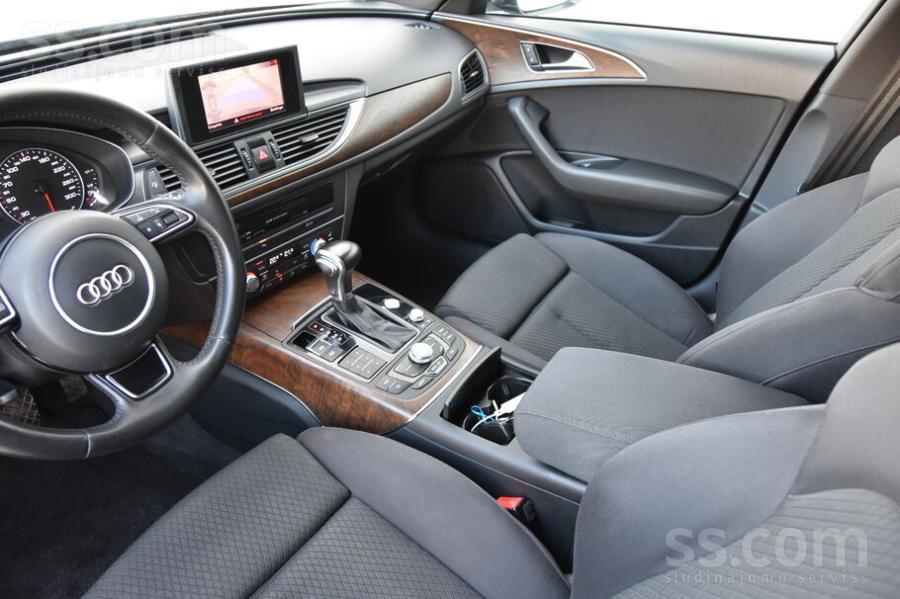 Black Audi A6 2013 in Riga, with an engine capacity of 2.00 L and mileage of 299 thousand km for 8750 €, photo 9 on AUTOMOTO.COM.LV