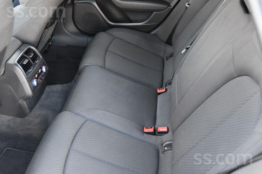 Black Audi A6 2013 in Riga, with an engine capacity of 2.00 L and mileage of 299 thousand km for 8750 €, photo 11 on AUTOMOTO.COM.LV