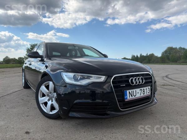 Black Audi A6 2013 in Riga, with an engine capacity of 3.00 L and mileage of 242 thousand km for 11000 €, photo 1 on AUTOMOTO.COM.LV