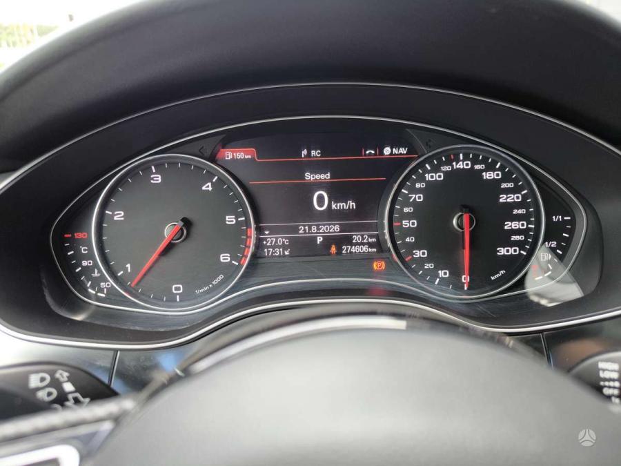 Melns Audi A6 2013 Viļņa, ar dzinēja tilpumu 2.97 L un nobraukumu 275 tūkst. km par 11000 €, foto 26 vietnē AUTOMOTO.COM.LV
