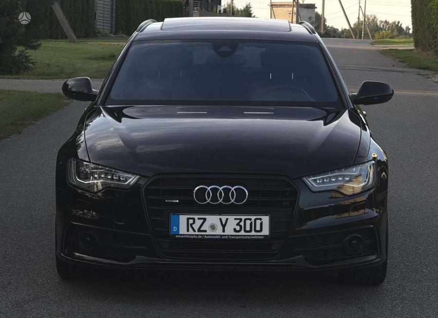 Black Audi A6 2013 in Vilnius, with an engine capacity of 2.97 L and mileage of 222 thousand km for 13950 €, photo 4 on AUTOMOTO.COM.LV