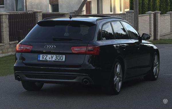 Melns Audi A6 2013 Viļņa, ar dzinēja tilpumu 2.97 L un nobraukumu 222 tūkst. km par 13950 €, foto 6 vietnē AUTOMOTO.COM.LV