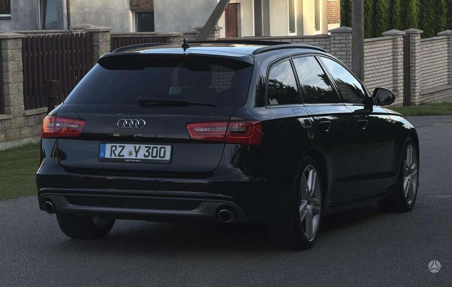 Black Audi A6 2013 in Vilnius, with an engine capacity of 2.97 L and mileage of 222 thousand km for 13950 €, photo 6 on AUTOMOTO.COM.LV