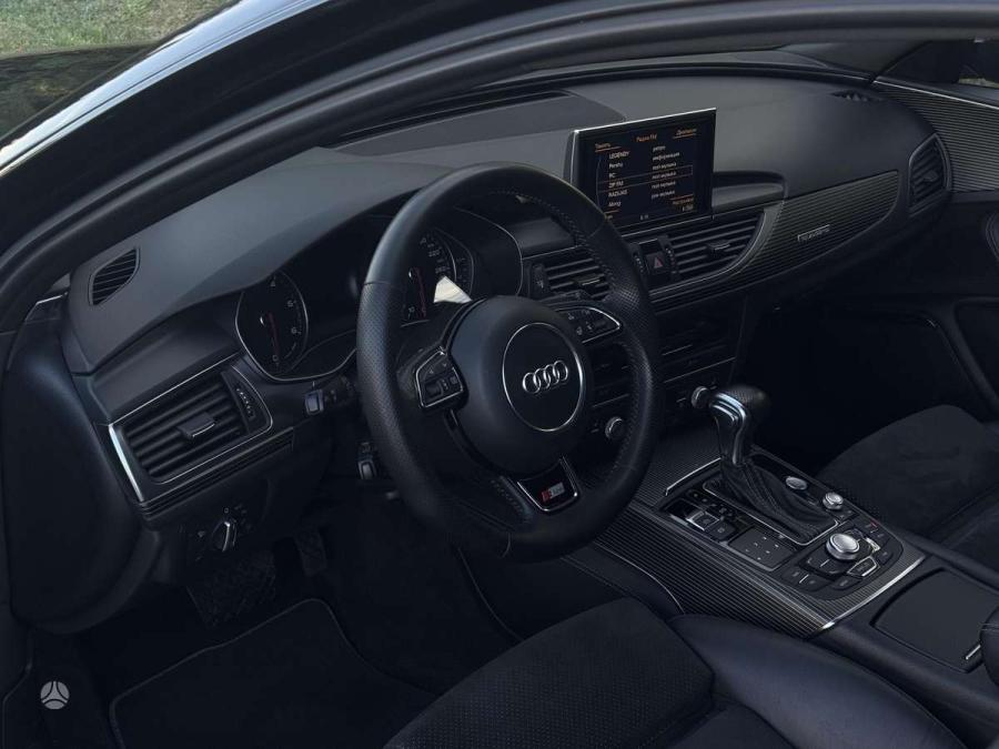 Black Audi A6 2013 in Vilnius, with an engine capacity of 2.97 L and mileage of 222 thousand km for 13950 €, photo 8 on AUTOMOTO.COM.LV