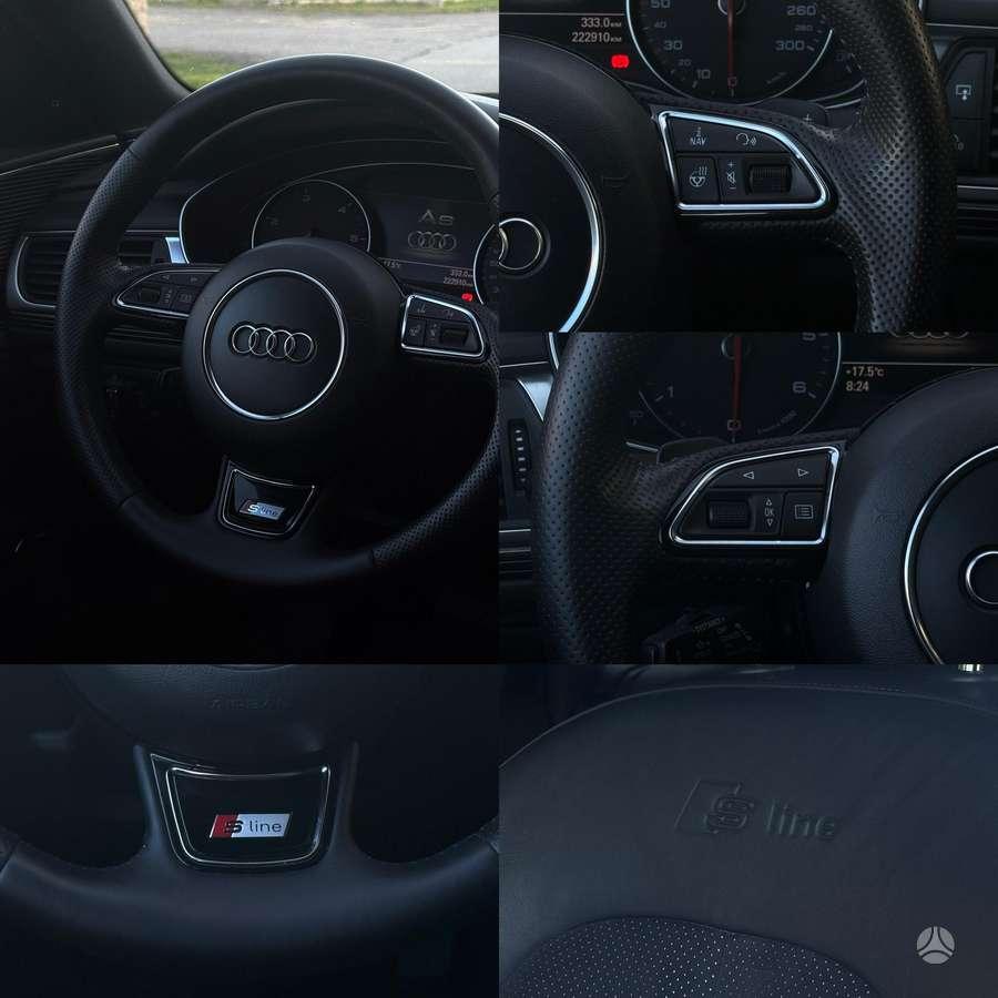 Black Audi A6 2013 in Vilnius, with an engine capacity of 2.97 L and mileage of 222 thousand km for 13950 €, photo 10 on AUTOMOTO.COM.LV