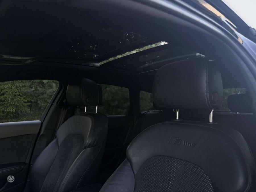 Black Audi A6 2013 in Vilnius, with an engine capacity of 2.97 L and mileage of 222 thousand km for 13950 €, photo 13 on AUTOMOTO.COM.LV
