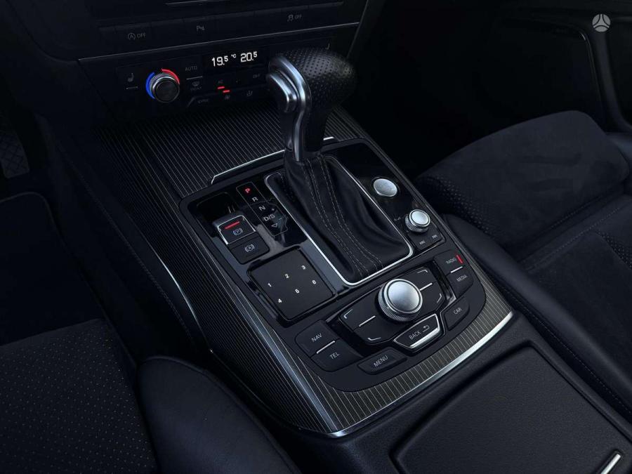 Black Audi A6 2013 in Vilnius, with an engine capacity of 2.97 L and mileage of 222 thousand km for 13950 €, photo 14 on AUTOMOTO.COM.LV
