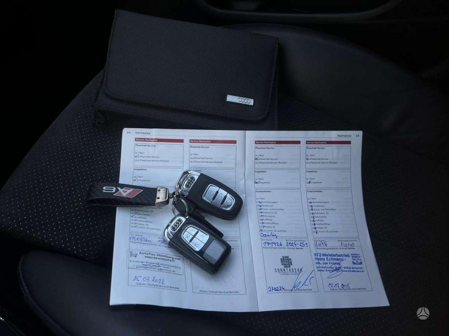 Black Audi A6 2013 in Vilnius, with an engine capacity of 2.97 L and mileage of 222 thousand km for 13950 €, photo 21 on AUTOMOTO.COM.LV
