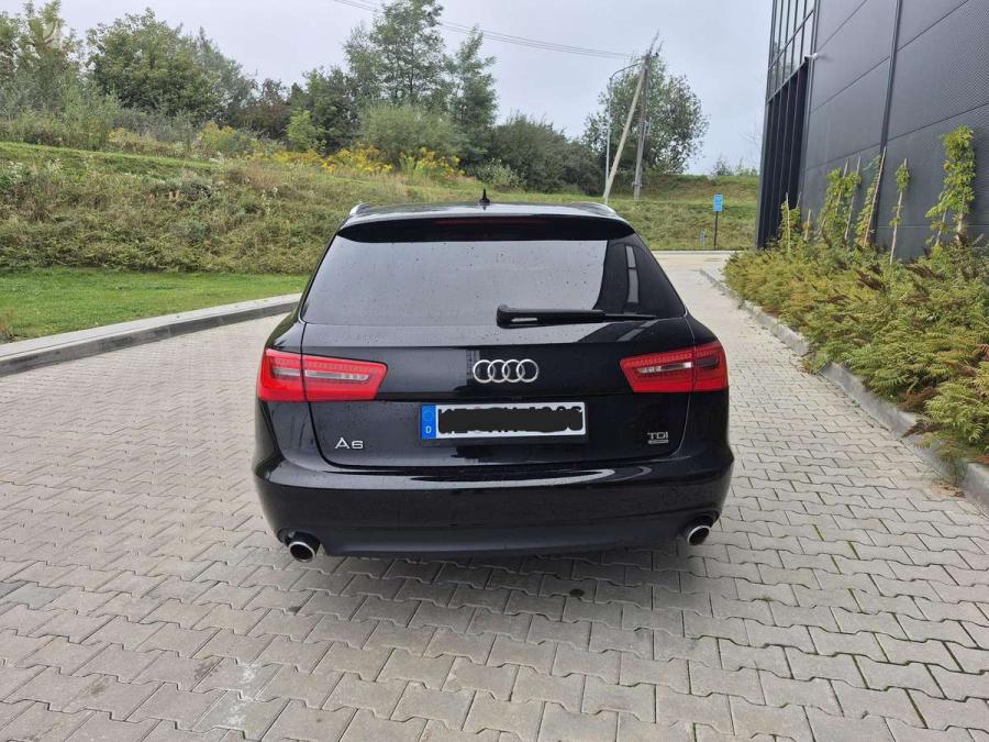 Black Audi A6 2013 in Vilnius, with an engine capacity of 2.97 L and mileage of 230 thousand km for 10000 €, photo 7 on AUTOMOTO.COM.LV