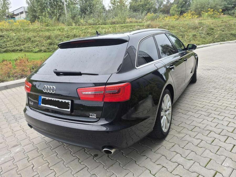 Black Audi A6 2013 in Vilnius, with an engine capacity of 2.97 L and mileage of 230 thousand km for 10000 €, photo 8 on AUTOMOTO.COM.LV