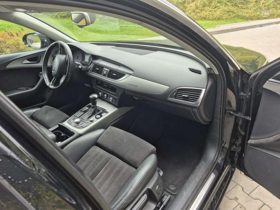Black Audi A6 2013 in Vilnius, with an engine capacity of 2.97 L and mileage of 230 thousand km for 10000 €, photo 9 on AUTOMOTO.COM.LV