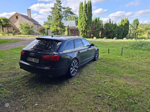 Black Audi A6 2013 in Telschi, with an engine capacity of 2.97 L and mileage of 274 thousand km for 11250 €, photo 4 on AUTOMOTO.COM.LV