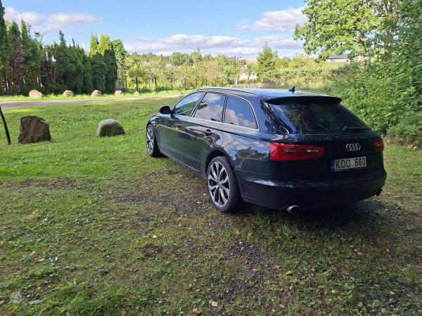 Black Audi A6 2013 in Telschi, with an engine capacity of 2.97 L and mileage of 274 thousand km for 11250 €, photo 5 on AUTOMOTO.COM.LV