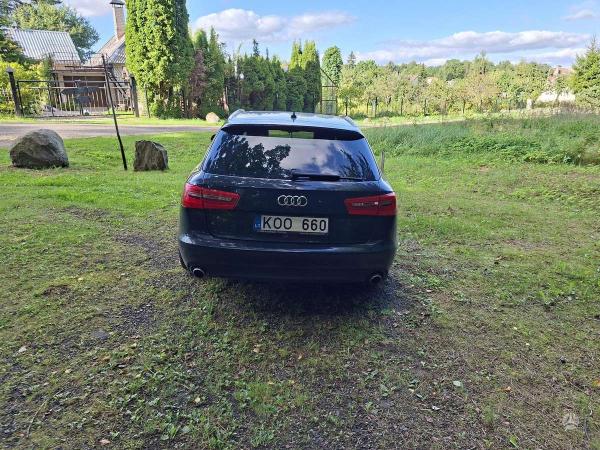 Black Audi A6 2013 in Telschi, with an engine capacity of 2.97 L and mileage of 274 thousand km for 11250 €, photo 6 on AUTOMOTO.COM.LV